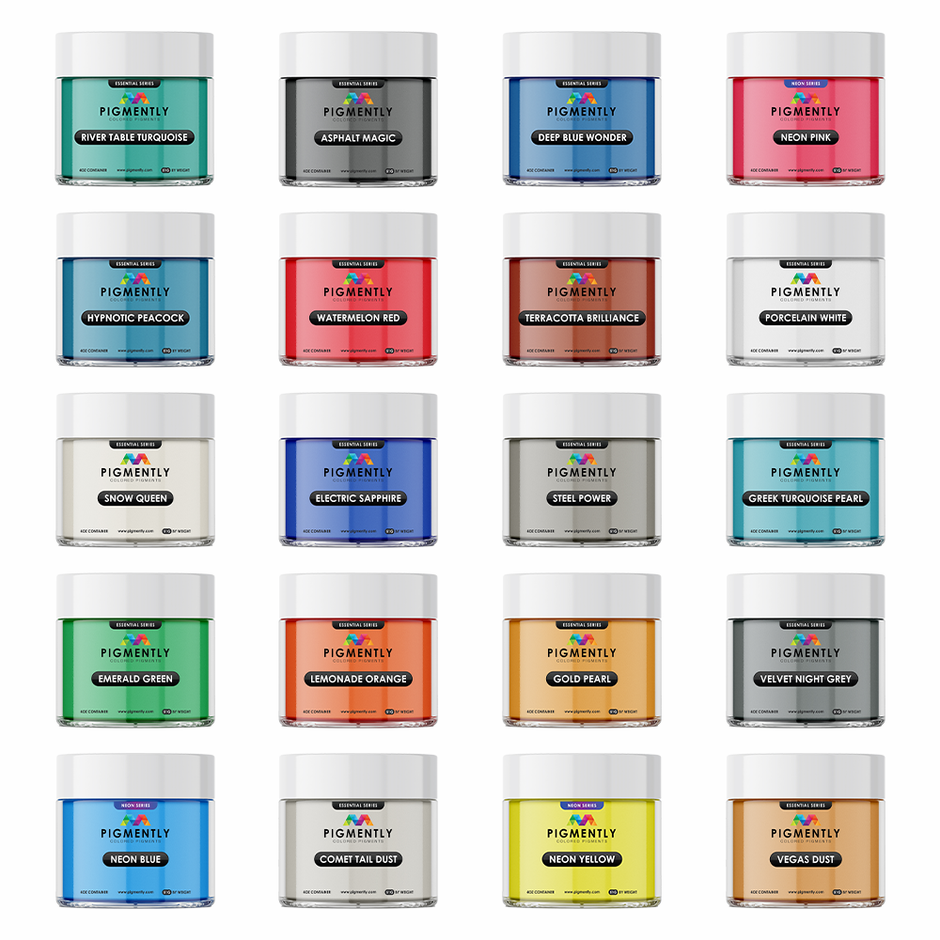 Pigmently Epoxy Pigments | Colored Powder & Liquid Dyes for Epoxy