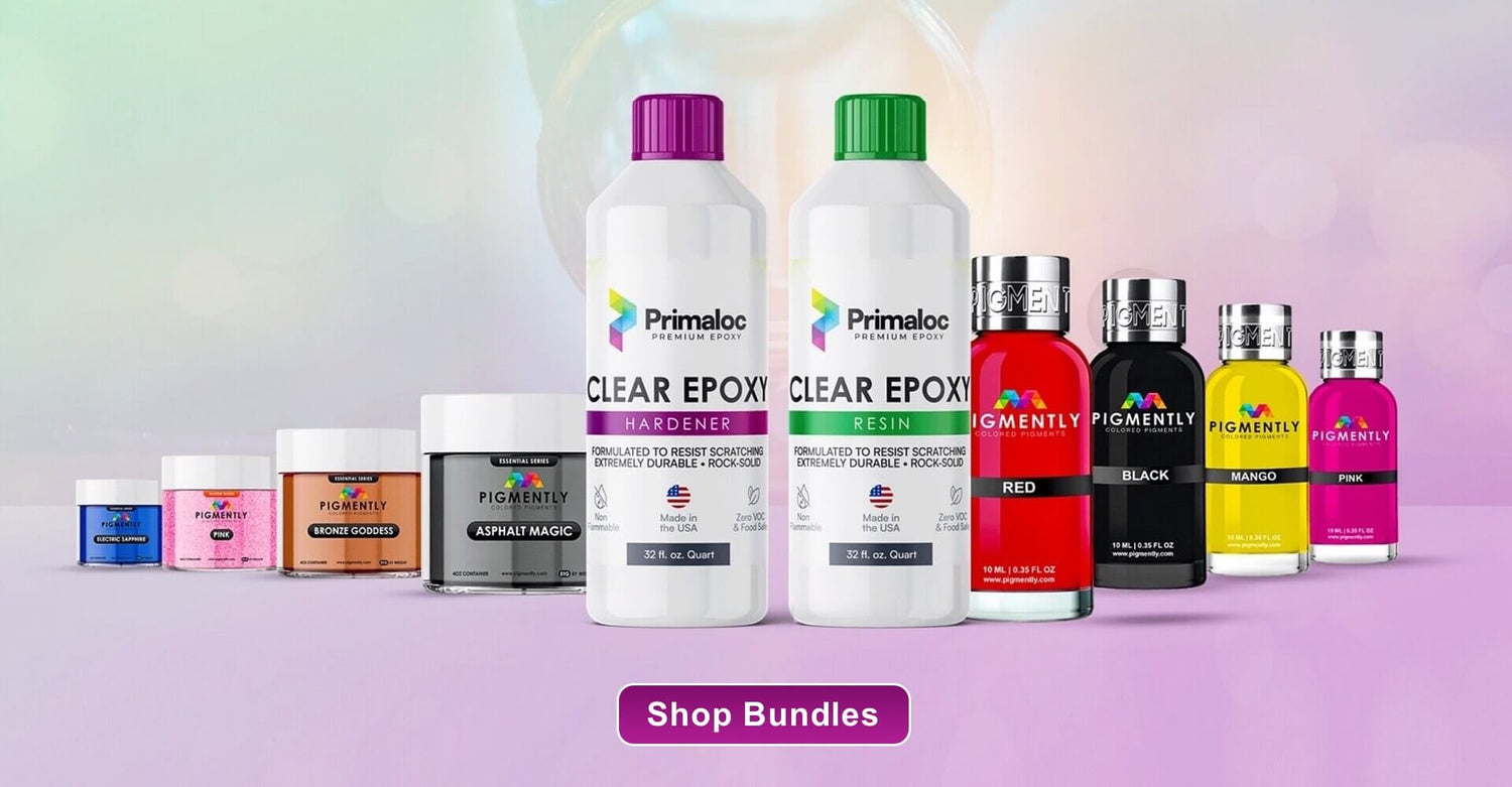 Pigmently Epoxy Pigments | Colored Powder & Liquid Dyes for Epoxy